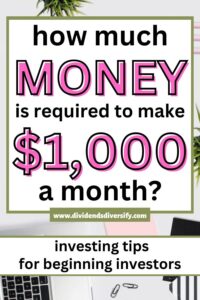 How Much Money Do You Need To Invest To Make $1,000 A Month ...