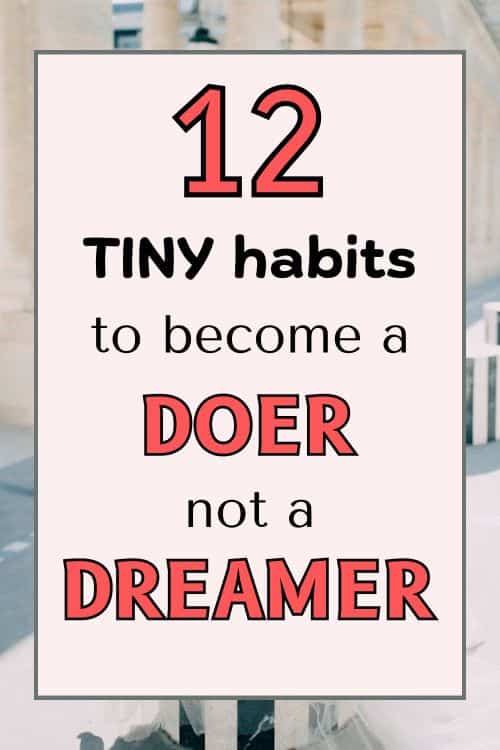 How To Be a Doer, Not a Dreamer - Dividends Diversify