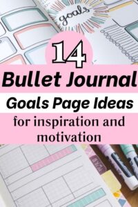 14 Goals Bullet Journal Page Ideas - Dividends Diversify